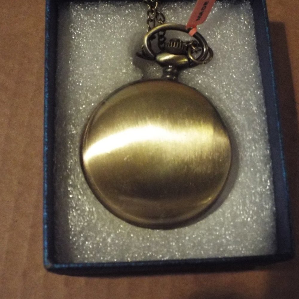 Strada Japanese Movement Owl Pocket Watch - Gem